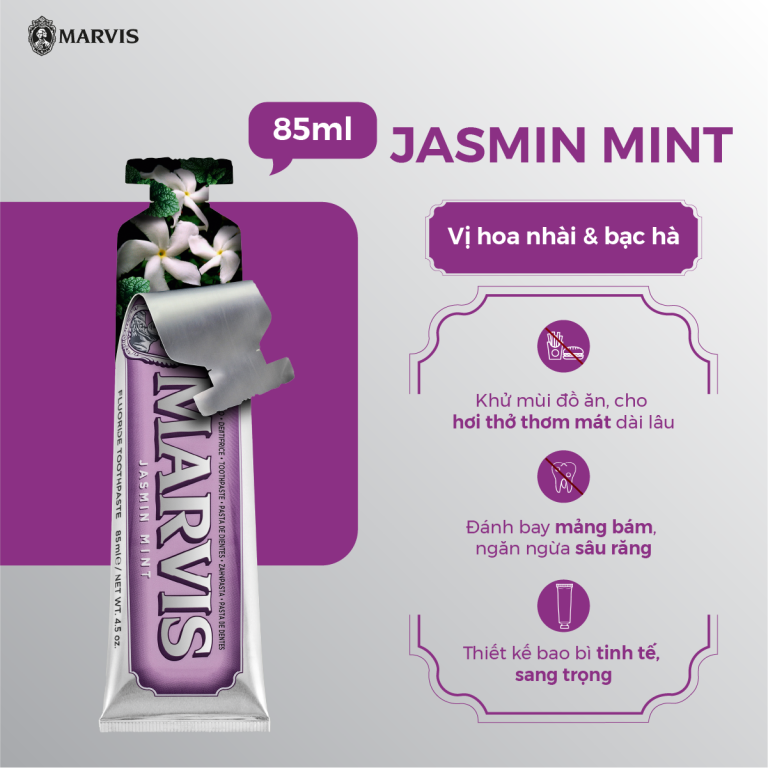 Marvis Jasmin Mint 85ml | Marvis Việt Nam