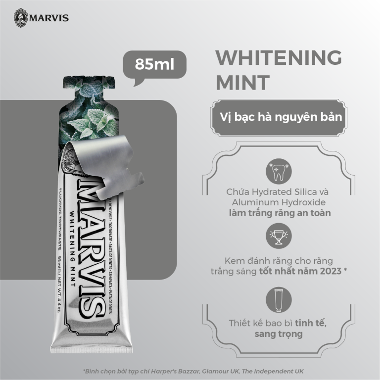 Marvis Whitening Mint 85ml | Marvis Việt Nam
