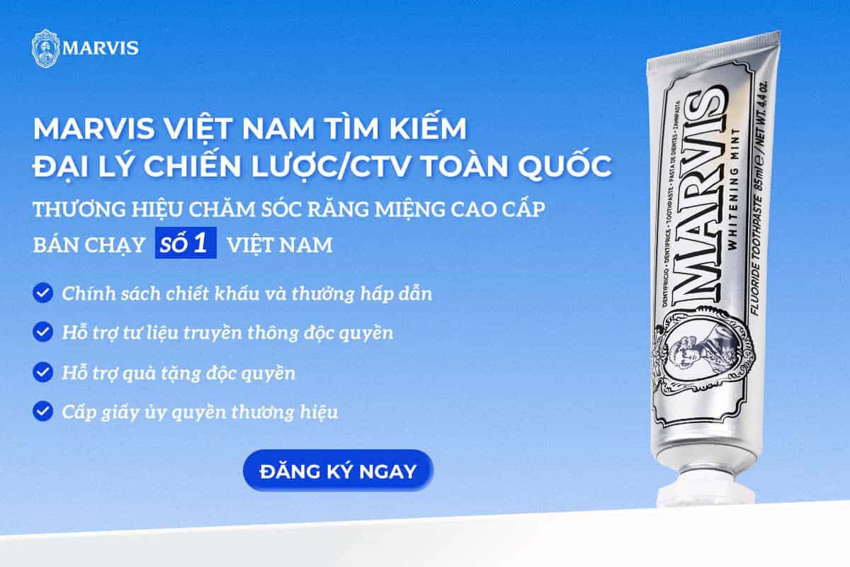 Marvis Việt Nam Tìm Kiếm Đại Lý Chiến Lược Toàn Quốc